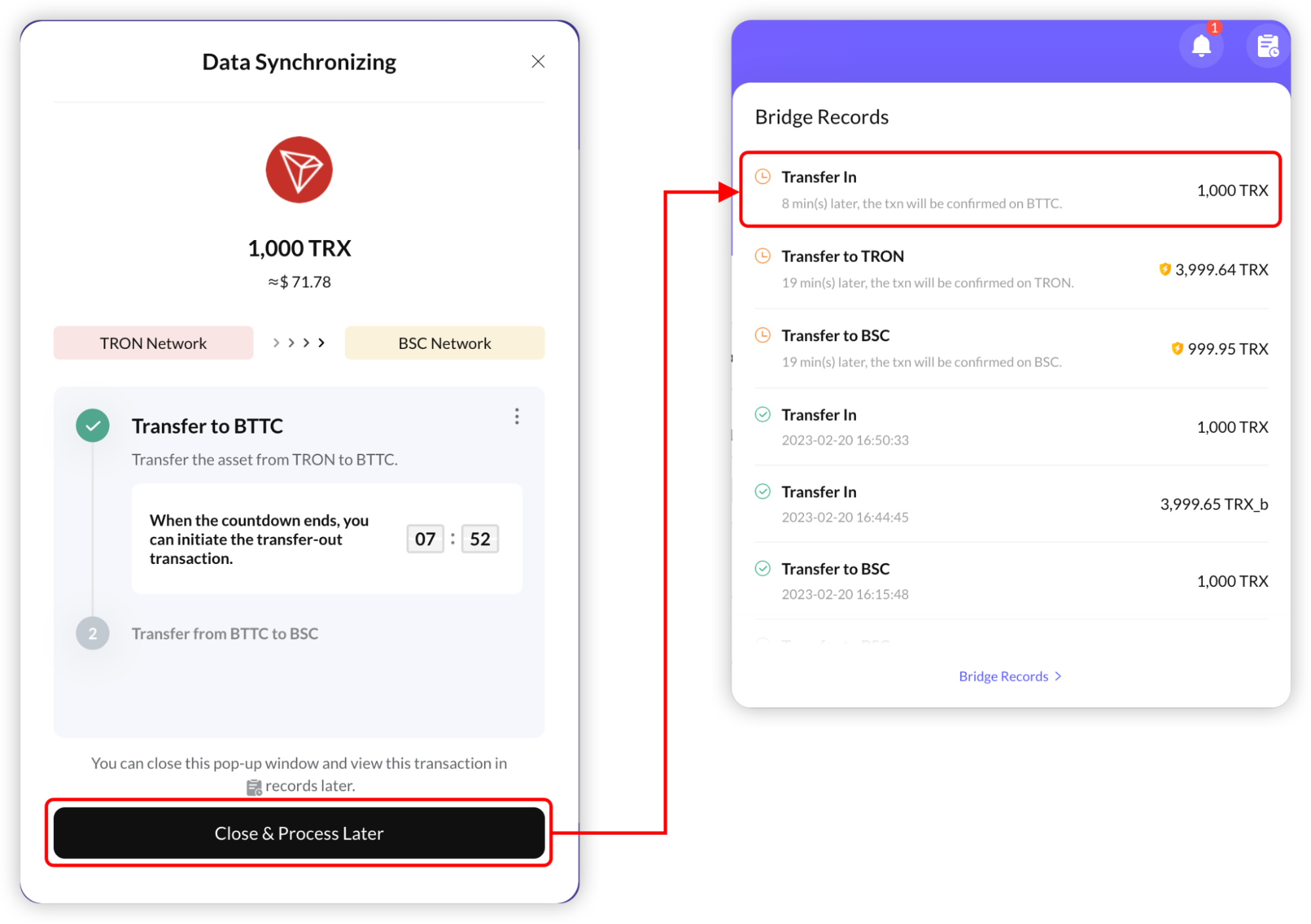 How to transfer assets between TRON, Ethereum, and BNB Chain? – BTTC