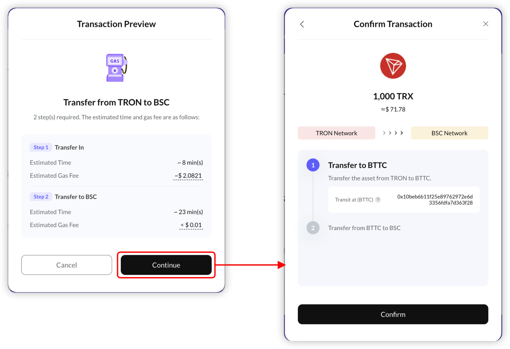 How to transfer assets between TRON, Ethereum, and BNB Chain? – BTTC