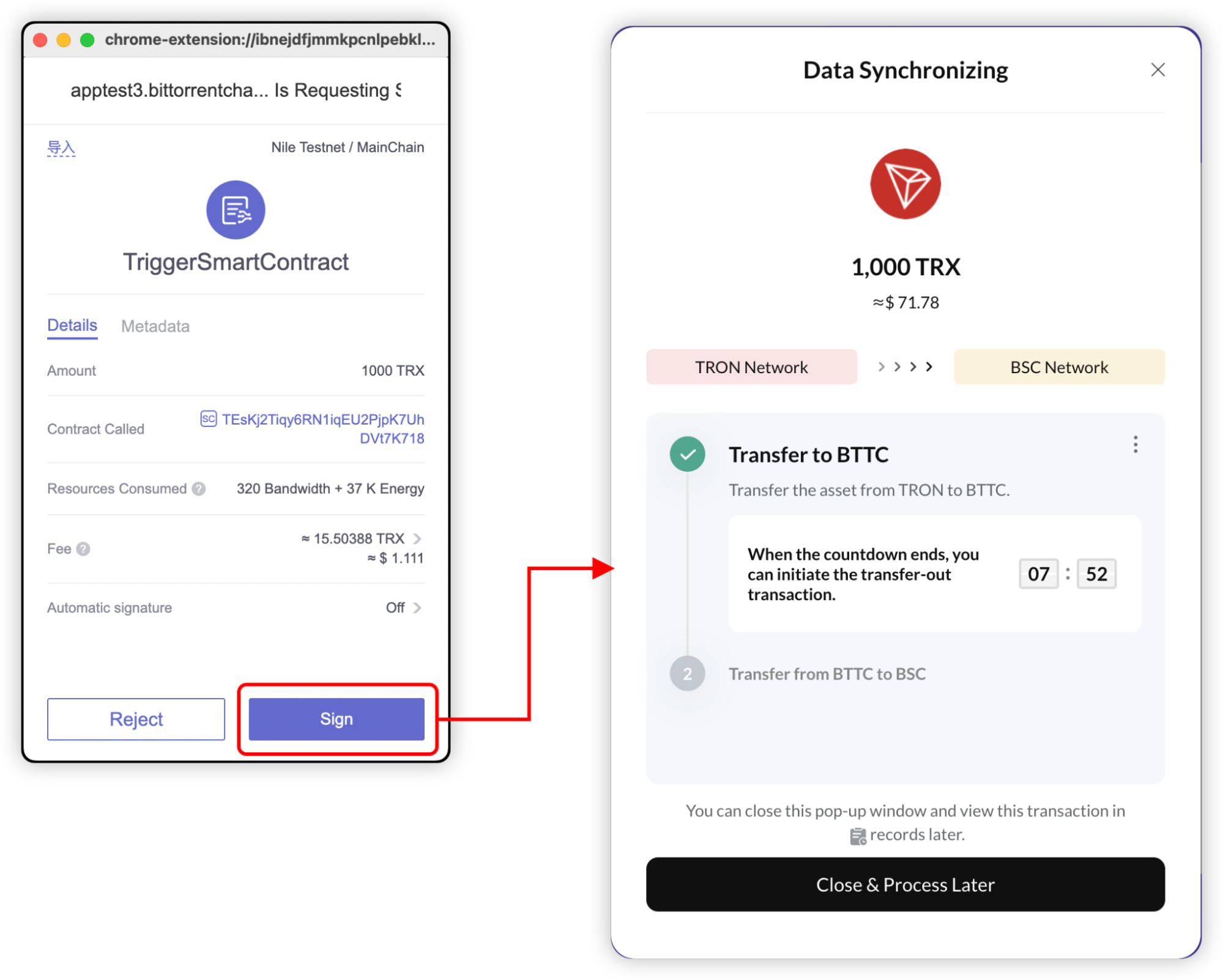 How to transfer assets between TRON, Ethereum, and BNB Chain? – BTTC