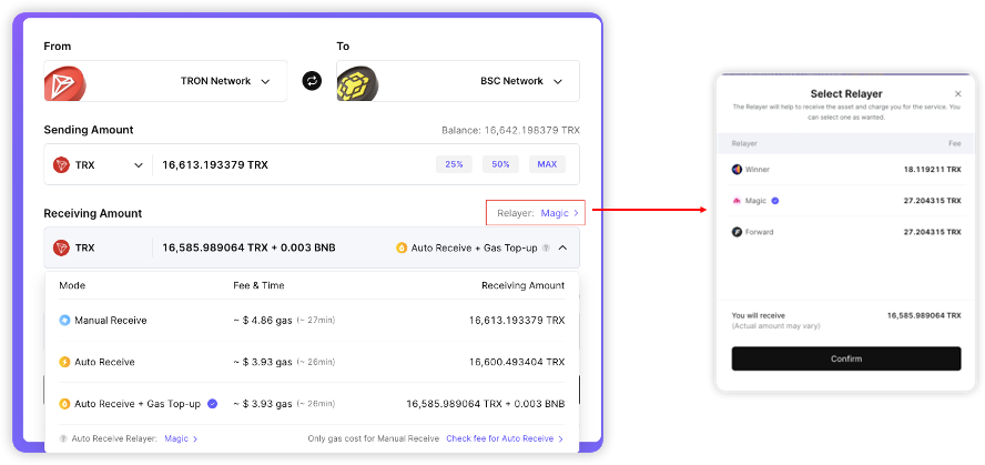 How to transfer assets between TRON, Ethereum, and BNB Chain? – BTTC